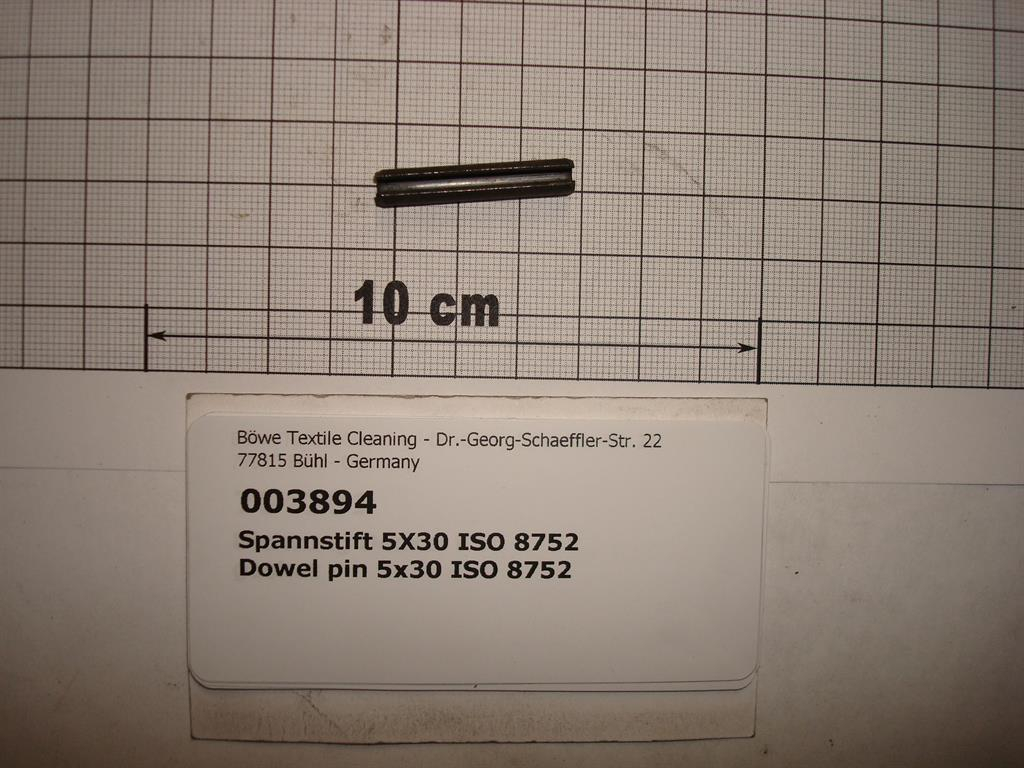 BÖWE Webshop - Dowel pin 5x30