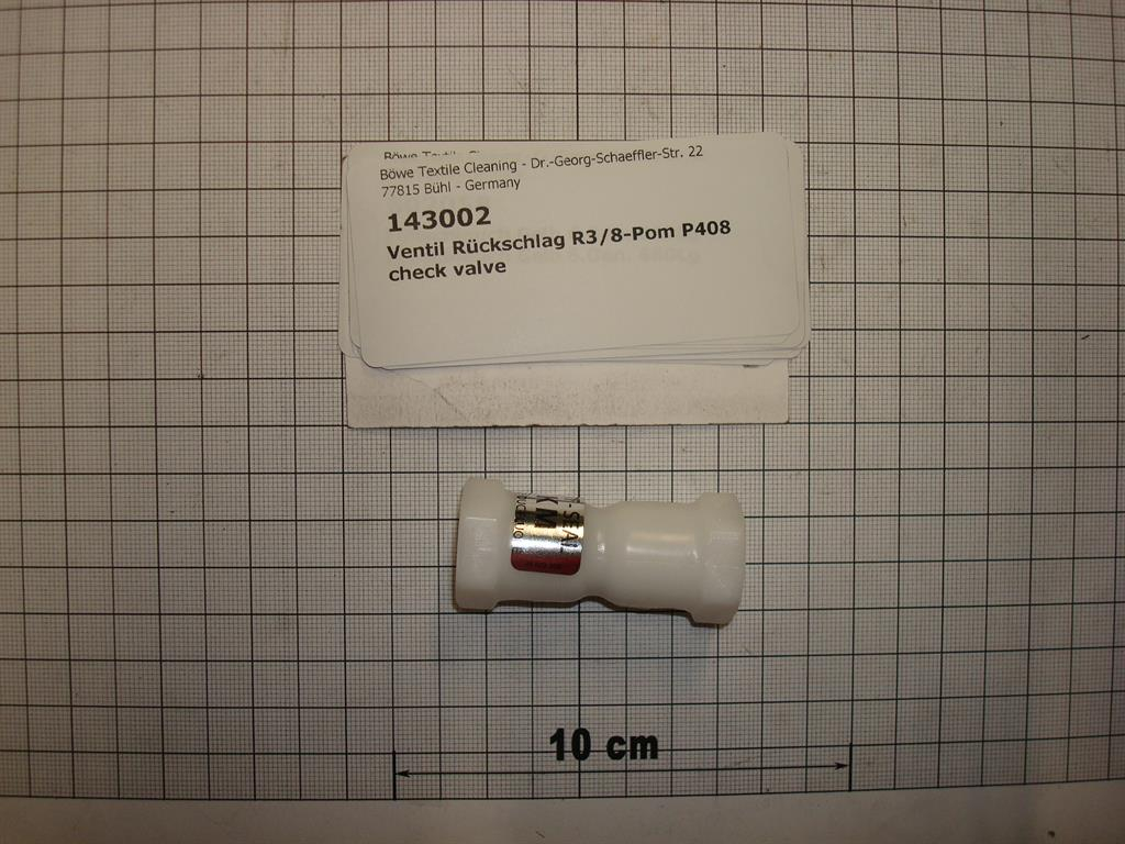 BÖWE Webshop - Check valve,DN10,3/8",teflon,dosing and spray unit