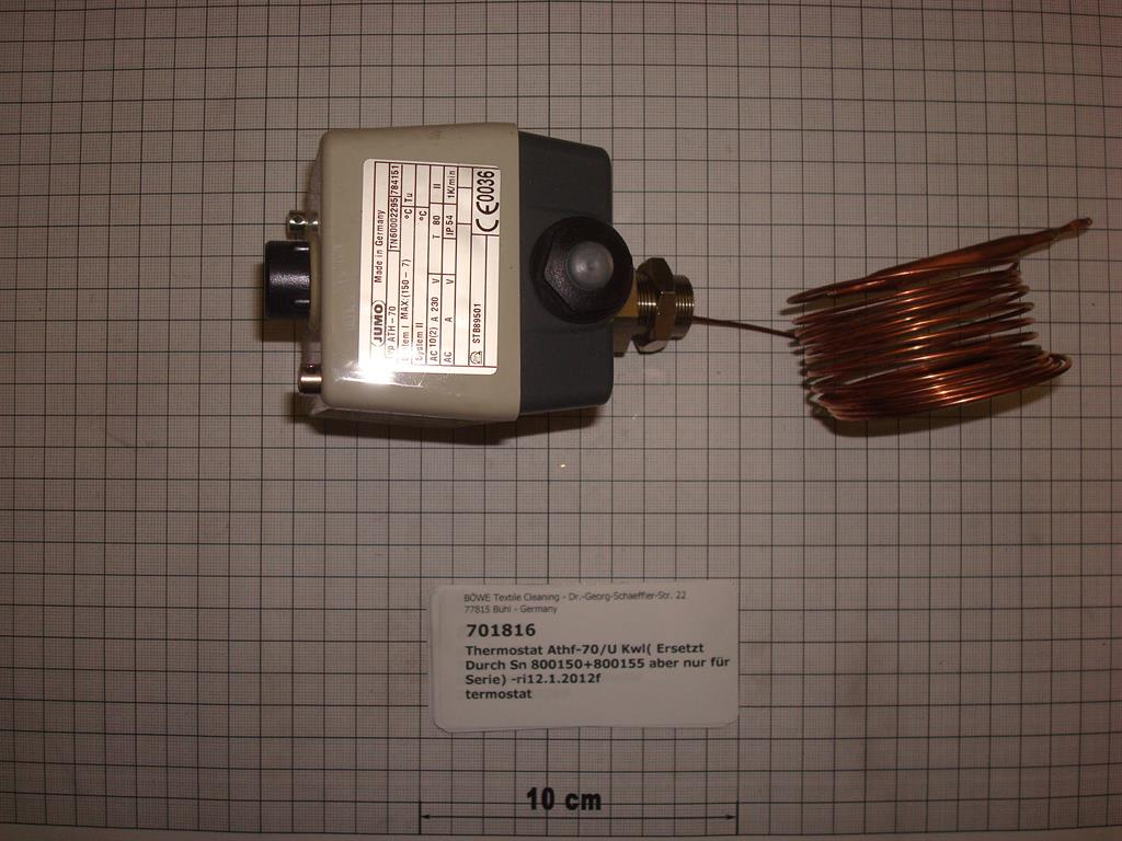 BÖWE Webshop - Thermostat / Safety temperature limiter